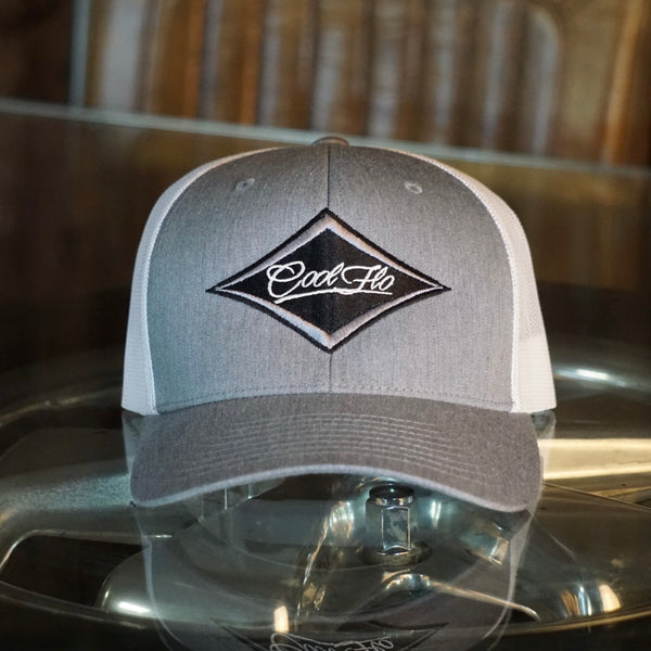 Diamond Grey Two-tone Trucker Cap – Cool Flo